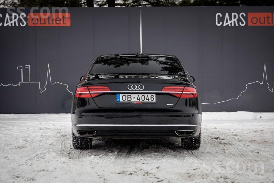Melns Audi A8 2016 Rīga, ar dzinēja tilpumu 3.00 L un nobraukumu 277 tūkst. km par 21990 €, foto 8 vietnē AUTOMOTO.COM.LV