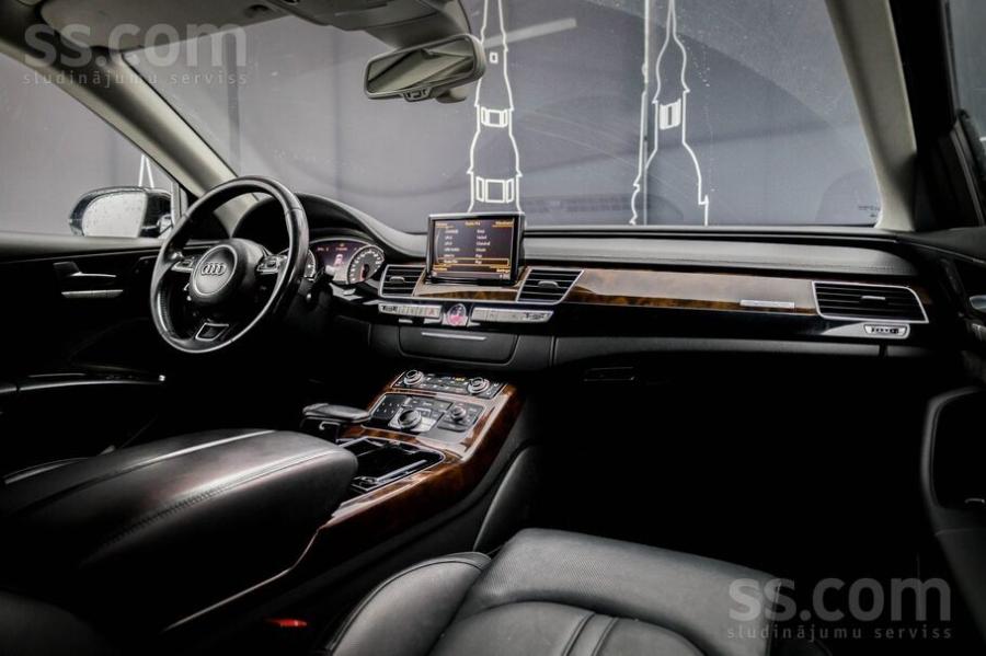 Melns Audi A8 2016 Rīga, ar dzinēja tilpumu 3.00 L un nobraukumu 277 tūkst. km par 21990 €, foto 11 vietnē AUTOMOTO.COM.LV