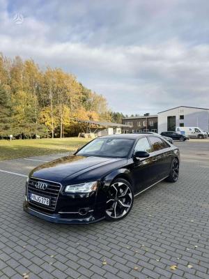 Black Audi A8 2016 in Siauliai, with an engine capacity of 4.00 L and mileage of 290 thousand km for 25999 €, photo 22 on AUTOMOTO.COM.LV