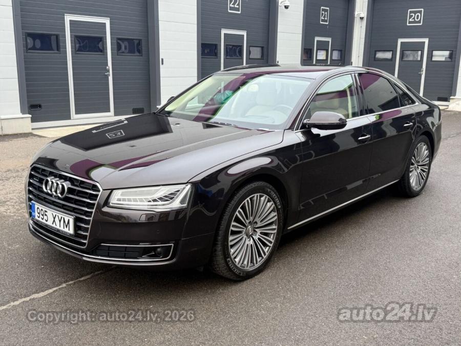 Melns Audi A8 2016 Tallina, ar dzinēja tilpumu 3.00 L un nobraukumu 91 tūkst. km par 27999 €, foto 1 vietnē AUTOMOTO.COM.LV