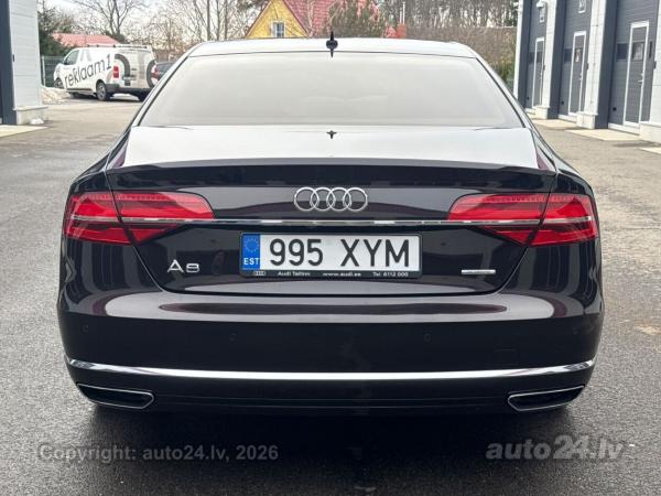 Black Audi A8 2016 in Tallinn, with an engine capacity of 3.00 L and mileage of 91 thousand km for 27999 €, photo 5 on AUTOMOTO.COM.LV