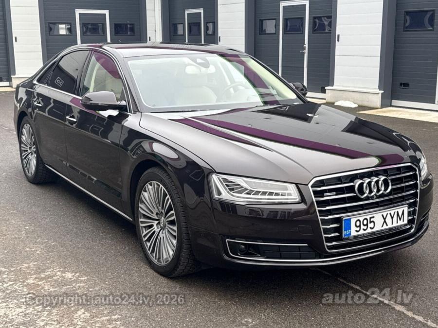 Black Audi A8 2016 in Tallinn, with an engine capacity of 3.00 L and mileage of 91 thousand km for 27999 €, photo 3 on AUTOMOTO.COM.LV