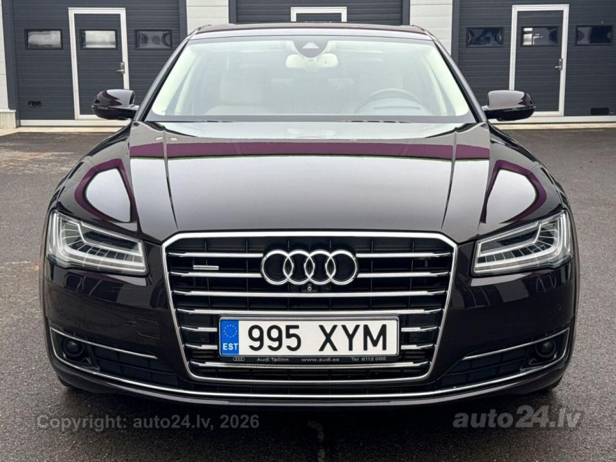 Black Audi A8 2016 in Tallinn, with an engine capacity of 3.00 L and mileage of 91 thousand km for 27999 €, photo 4 on AUTOMOTO.COM.LV