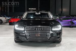Melns Audi A8 2016 Rīga, ar dzinēja tilpumu 6.30 L un nobraukumu 210 tūkst. km par 35000 €, foto 3 vietnē AUTOMOTO.COM.LV