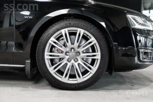 Melns Audi A8 2016 Rīga, ar dzinēja tilpumu 6.30 L un nobraukumu 210 tūkst. km par 35000 €, foto 8 vietnē AUTOMOTO.COM.LV