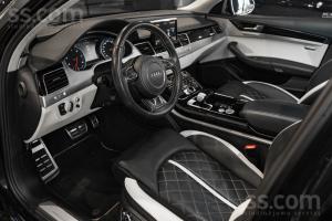 Melns Audi A8 2016 Rīga, ar dzinēja tilpumu 6.30 L un nobraukumu 210 tūkst. km par 35000 €, foto 10 vietnē AUTOMOTO.COM.LV