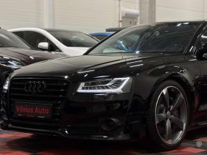 Melns Audi A8 2016 Viļņa, ar dzinēja tilpumu 3.99 L un nobraukumu 204 tūkst. km par 18550 €, foto 8 vietnē AUTOMOTO.COM.LV