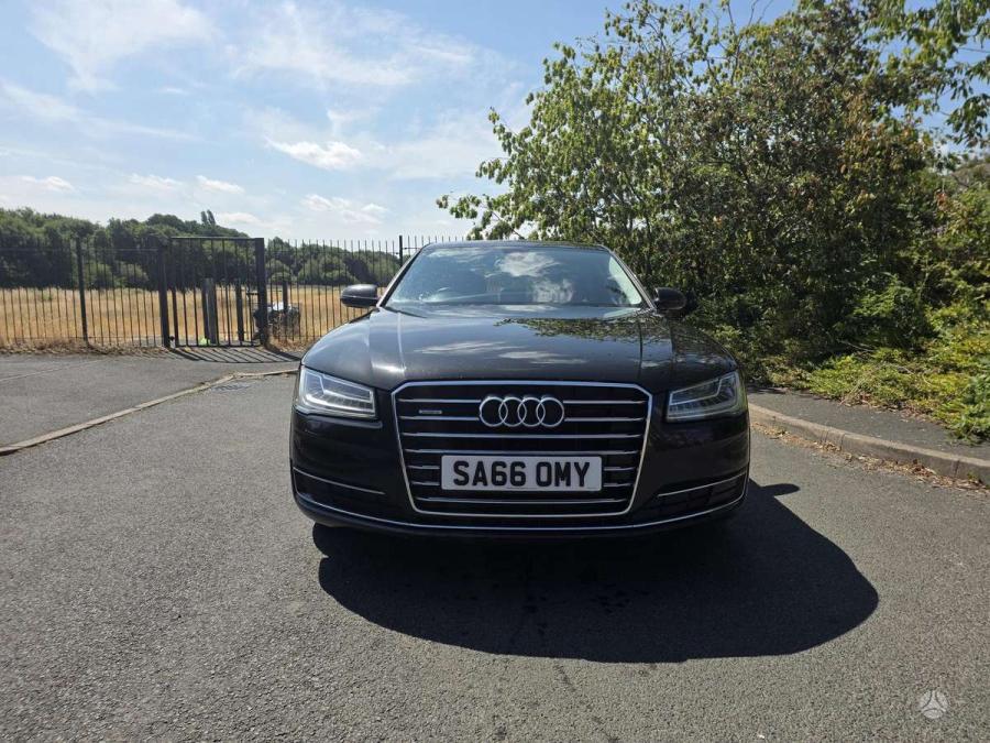 Melns Audi A8 2016 Jurbarkas, ar dzinēja tilpumu 2.97 L un nobraukumu 269 tūkst. km par 9950 €, foto 3 vietnē AUTOMOTO.COM.LV