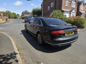 Melns Audi A8 2016 Jurbarkas, ar dzinēja tilpumu 2.97 L un nobraukumu 269 tūkst. km par 9950 €, foto 6 vietnē AUTOMOTO.COM.LV