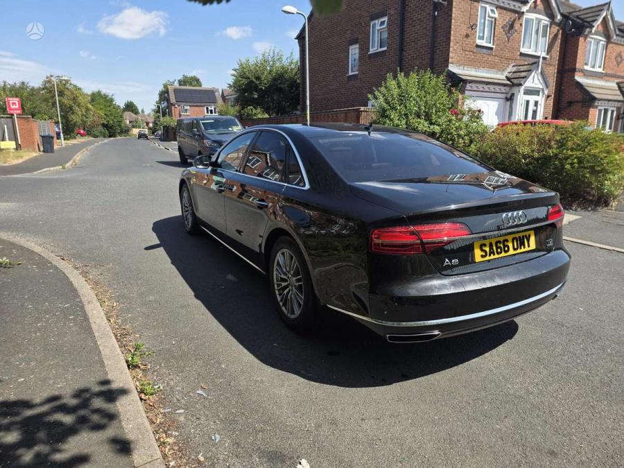 Melns Audi A8 2016 Jurbarkas, ar dzinēja tilpumu 2.97 L un nobraukumu 269 tūkst. km par 9950 €, foto 6 vietnē AUTOMOTO.COM.LV
