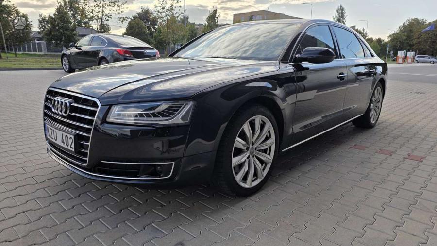 Melns Audi A8 2016 Šauļi, ar dzinēja tilpumu 3.00 L un nobraukumu 121 tūkst. km par 21500 €, foto 3 vietnē AUTOMOTO.COM.LV