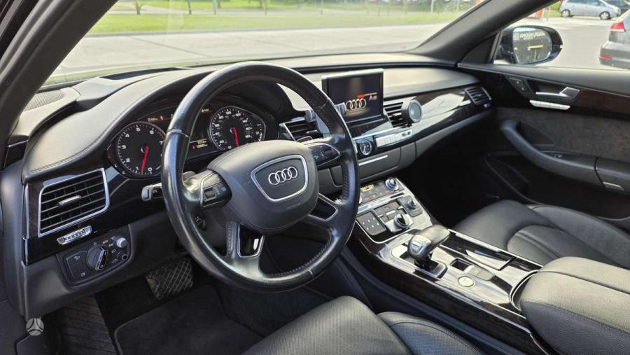 Melns Audi A8 2016 Šauļi, ar dzinēja tilpumu 3.00 L un nobraukumu 121 tūkst. km par 21500 €, foto 15 vietnē AUTOMOTO.COM.LV