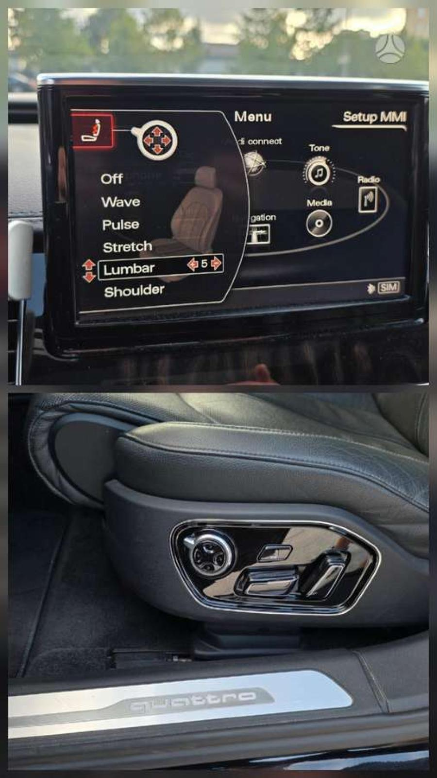 Melns Audi A8 2016 Šauļi, ar dzinēja tilpumu 3.00 L un nobraukumu 121 tūkst. km par 21500 €, foto 29 vietnē AUTOMOTO.COM.LV