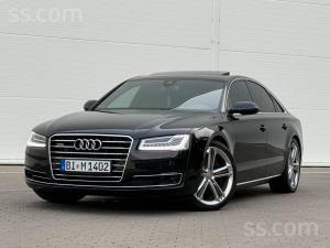 Black Audi A8 2016 in Riga, with an engine capacity of 4.20 L and mileage of 0 thousand km for 18500 €, photo 1 on AUTOMOTO.COM.LV