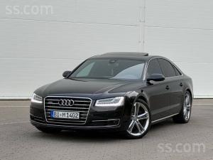 Black Audi A8 2016 in Riga, with an engine capacity of 4.20 L and mileage of 0 thousand km for 18500 €, photo 14 on AUTOMOTO.COM.LV