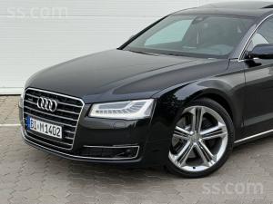Black Audi A8 2016 in Riga, with an engine capacity of 4.20 L and mileage of 0 thousand km for 18500 €, photo 24 on AUTOMOTO.COM.LV