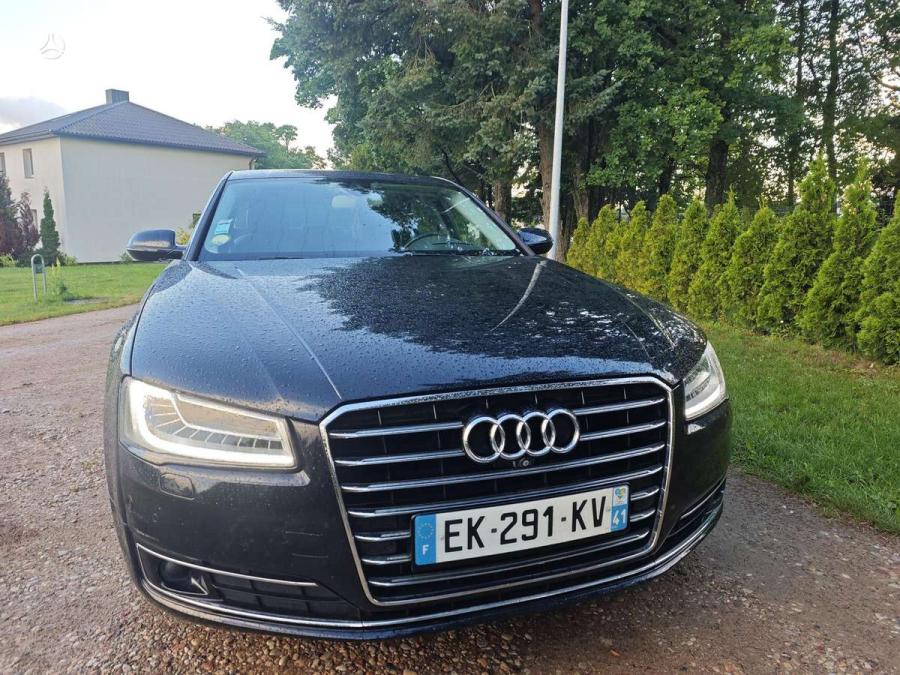 Melns Audi A8 2017 Telšiai, ar dzinēja tilpumu 2.97 L un nobraukumu 238 tūkst. km par 12300 €, foto 3 vietnē AUTOMOTO.COM.LV