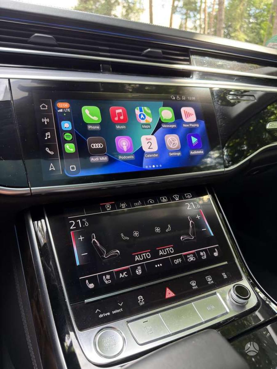 Black Audi A8 2017 in Alytus, with an engine capacity of 2.97 L and mileage of 205 thousand km for 36000 €, photo 29 on AUTOMOTO.COM.LV