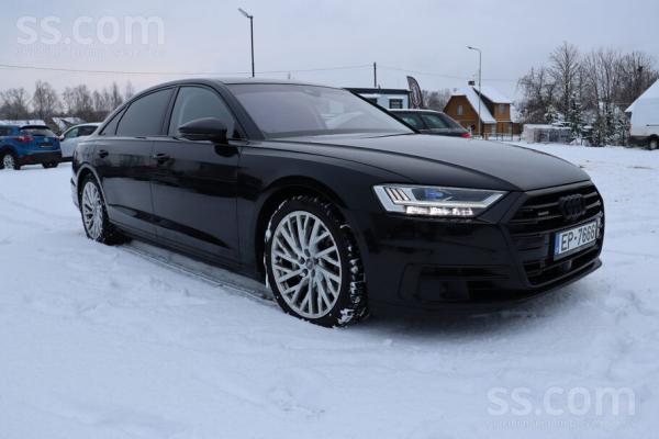 Melns Audi A8 2018 Gulbene, ar dzinēja tilpumu 3.00 L un nobraukumu 194 tūkst. km par 44990 €, foto 2 vietnē AUTOMOTO.COM.LV