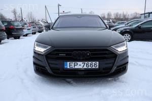 Melns Audi A8 2018 Gulbene, ar dzinēja tilpumu 3.00 L un nobraukumu 194 tūkst. km par 44990 €, foto 3 vietnē AUTOMOTO.COM.LV