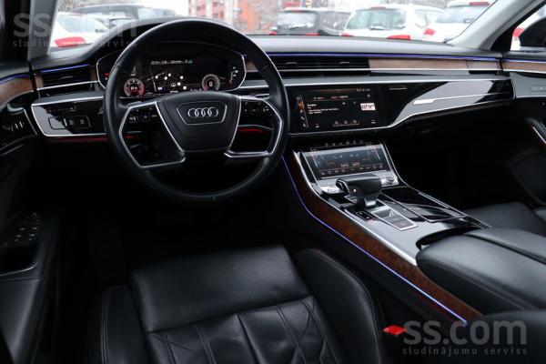 Melns Audi A8 2018 Gulbene, ar dzinēja tilpumu 3.00 L un nobraukumu 194 tūkst. km par 44990 €, foto 8 vietnē AUTOMOTO.COM.LV