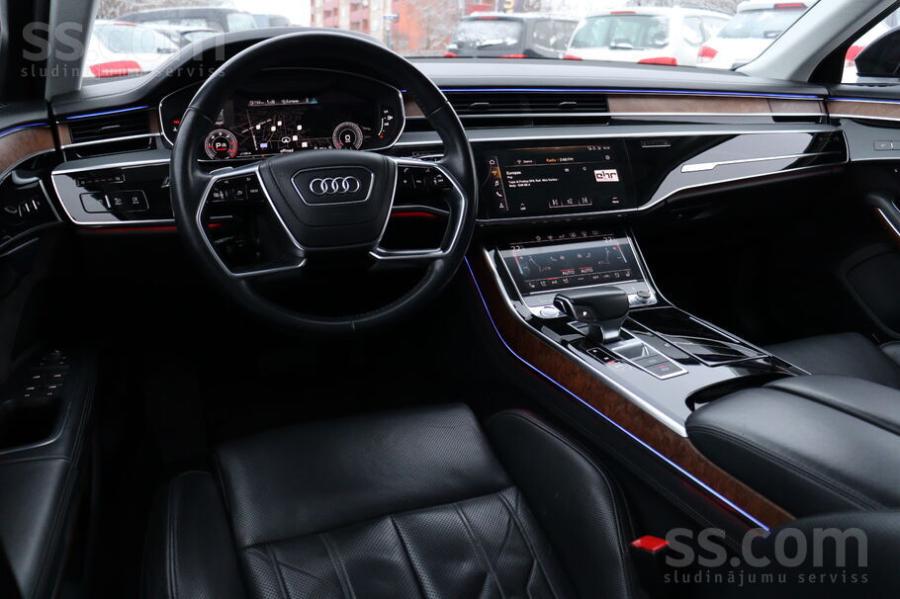 Melns Audi A8 2018 Gulbene, ar dzinēja tilpumu 3.00 L un nobraukumu 194 tūkst. km par 44990 €, foto 8 vietnē AUTOMOTO.COM.LV