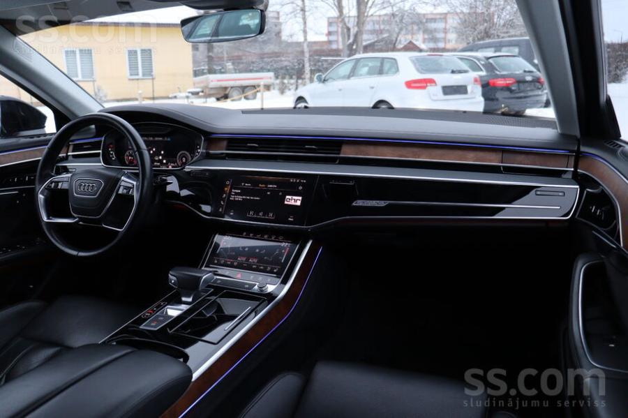 Melns Audi A8 2018 Gulbene, ar dzinēja tilpumu 3.00 L un nobraukumu 194 tūkst. km par 44990 €, foto 10 vietnē AUTOMOTO.COM.LV