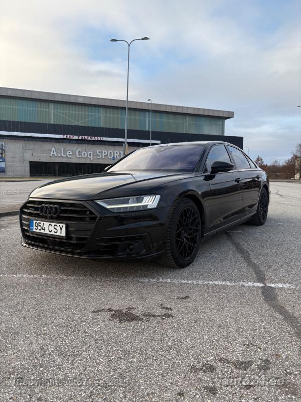 Black Audi A8 2018 in Tartu, with an engine capacity of 3.00 L and mileage of 159 thousand km for 38900 €, photo 3 on AUTOMOTO.COM.LV