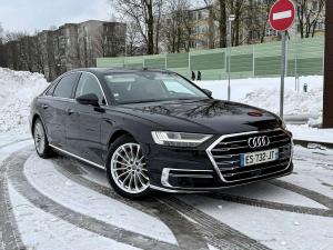 Black Audi A8 2018 in Taurage, with an engine capacity of 3.00 L and mileage of 250 thousand km for 27900 €, photo 5 on AUTOMOTO.COM.LV