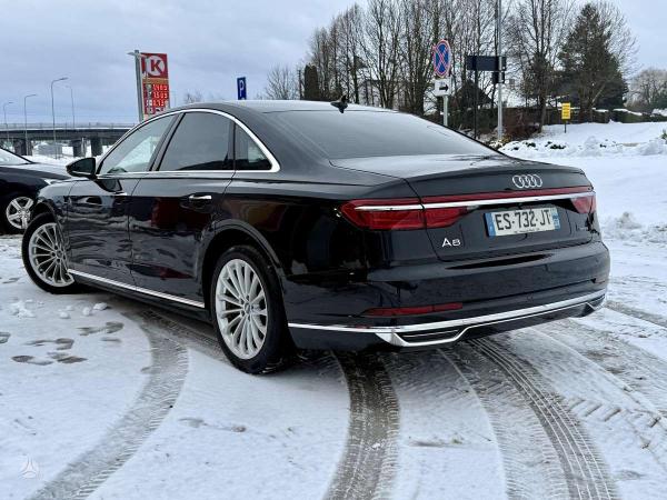 Melns Audi A8 2018 Tauragė, ar dzinēja tilpumu 3.00 L un nobraukumu 250 tūkst. km par 27900 €, foto 7 vietnē AUTOMOTO.COM.LV