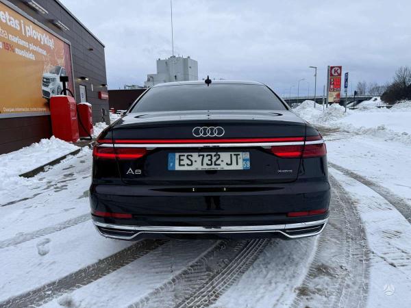Melns Audi A8 2018 Tauragė, ar dzinēja tilpumu 3.00 L un nobraukumu 250 tūkst. km par 27900 €, foto 8 vietnē AUTOMOTO.COM.LV