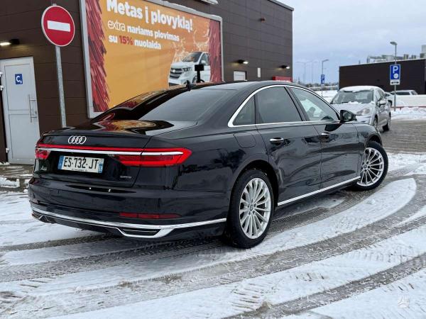 Melns Audi A8 2018 Tauragė, ar dzinēja tilpumu 3.00 L un nobraukumu 250 tūkst. km par 27900 €, foto 9 vietnē AUTOMOTO.COM.LV
