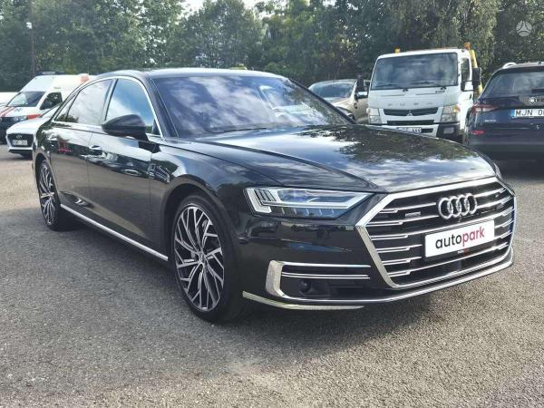 Melns Audi A8 2018 Viļņa, ar dzinēja tilpumu 3.00 L un nobraukumu 174 tūkst. km par 35900 €, foto 3 vietnē AUTOMOTO.COM.LV