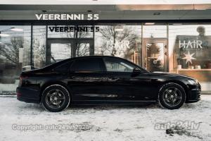 Black Audi A8 2018 in Tallinn, with an engine capacity of 3.00 L and mileage of 150 thousand km for 37900 €, photo 4 on AUTOMOTO.COM.LV