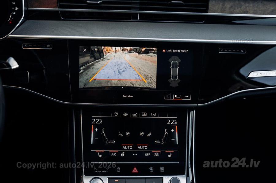 Black Audi A8 2018 in Tallinn, with an engine capacity of 3.00 L and mileage of 150 thousand km for 37900 €, photo 12 on AUTOMOTO.COM.LV