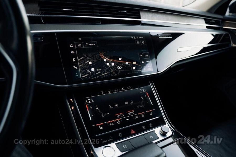 Black Audi A8 2018 in Tallinn, with an engine capacity of 3.00 L and mileage of 150 thousand km for 37900 €, photo 14 on AUTOMOTO.COM.LV
