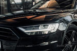 Black Audi A8 2018 in Tallinn, with an engine capacity of 3.00 L and mileage of 150 thousand km for 37900 €, photo 26 on AUTOMOTO.COM.LV