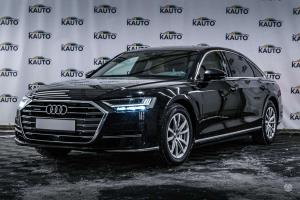 Melns Audi A8 2018 Kauņa, ar dzinēja tilpumu 3.00 L un nobraukumu 240 tūkst. km par 36500 €, foto  vietnē AUTOMOTO.COM.LV