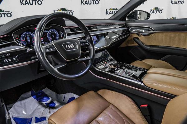 Melns Audi A8 2018 Kauņa, ar dzinēja tilpumu 3.00 L un nobraukumu 240 tūkst. km par 36500 €, foto 6 vietnē AUTOMOTO.COM.LV