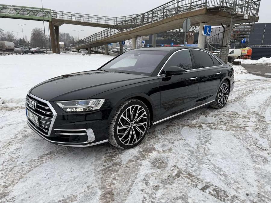Melns Audi A8 2018 Jūrmala, ar dzinēja tilpumu 2.97 L un nobraukumu 159 tūkst. km par 36300 €, foto 1 vietnē AUTOMOTO.COM.LV