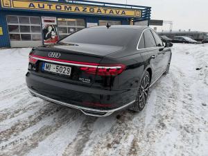 Melns Audi A8 2018 Jūrmala, ar dzinēja tilpumu 2.97 L un nobraukumu 159 tūkst. km par 36300 €, foto 4 vietnē AUTOMOTO.COM.LV