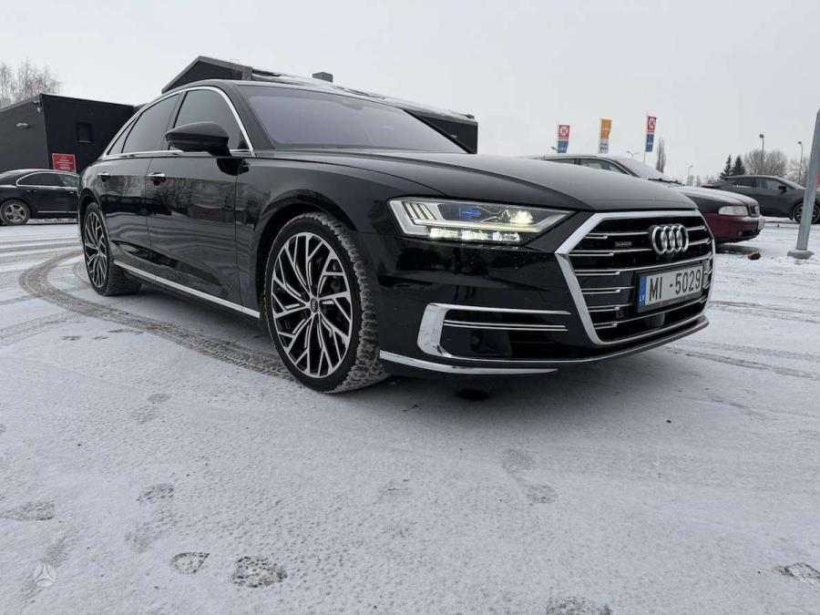 Melns Audi A8 2018 Jūrmala, ar dzinēja tilpumu 2.97 L un nobraukumu 159 tūkst. km par 36300 €, foto 5 vietnē AUTOMOTO.COM.LV