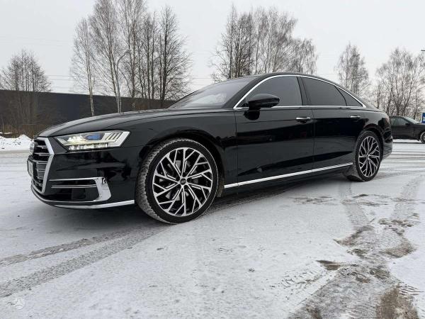 Melns Audi A8 2018 Jūrmala, ar dzinēja tilpumu 2.97 L un nobraukumu 159 tūkst. km par 36300 €, foto 6 vietnē AUTOMOTO.COM.LV