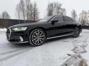 Melns Audi A8 2018 Jūrmala, ar dzinēja tilpumu 2.97 L un nobraukumu 159 tūkst. km par 36300 €, foto 6 vietnē AUTOMOTO.COM.LV