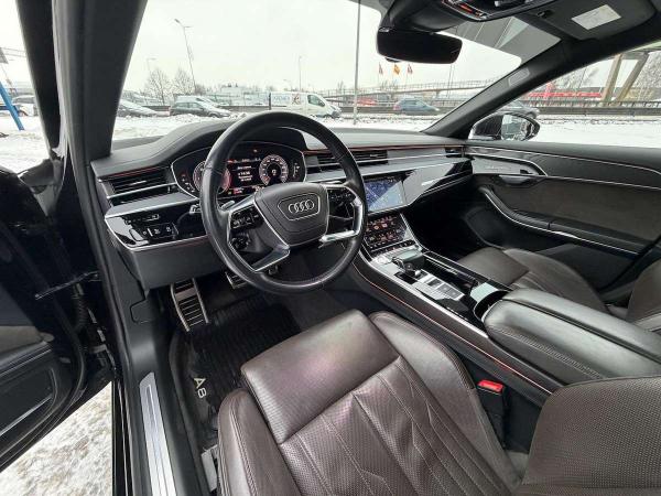 Melns Audi A8 2018 Jūrmala, ar dzinēja tilpumu 2.97 L un nobraukumu 159 tūkst. km par 36300 €, foto 8 vietnē AUTOMOTO.COM.LV