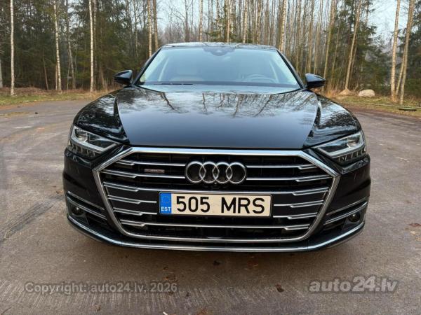 Melns Audi A8 2018 Tallina, ar dzinēja tilpumu 3.00 L un nobraukumu 134 tūkst. km par 36900 €, foto 3 vietnē AUTOMOTO.COM.LV