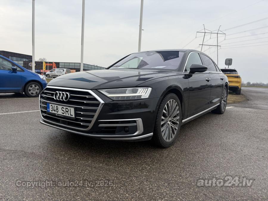Black Audi A8 2018 in Viljandi, with an engine capacity of 3.00 L and mileage of 163 thousand km for 34900 €, photo 1 on AUTOMOTO.COM.LV