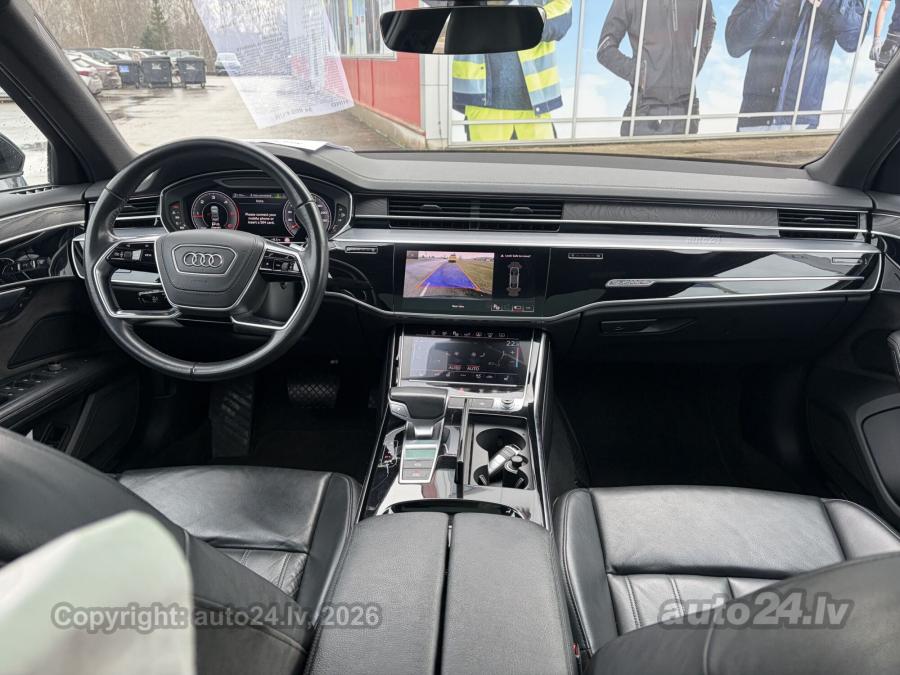 Black Audi A8 2018 in Viljandi, with an engine capacity of 3.00 L and mileage of 163 thousand km for 34900 €, photo 6 on AUTOMOTO.COM.LV