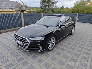 Melns Audi A8 2018 Rīga, ar dzinēja tilpumu 3.00 L un nobraukumu 150 tūkst. km par 38500 €, foto 3 vietnē AUTOMOTO.COM.LV