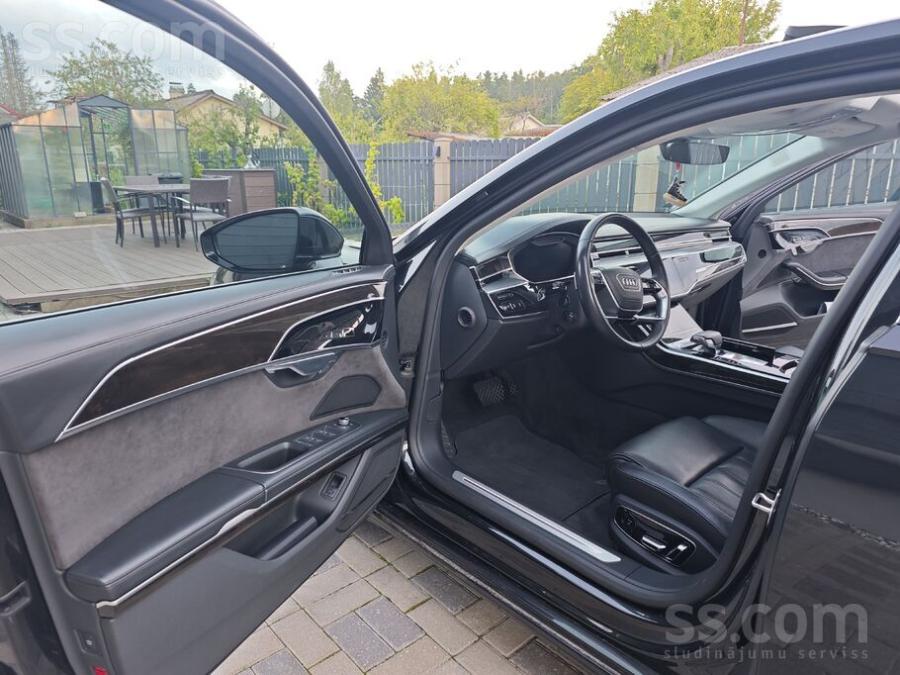 Melns Audi A8 2018 Rīga, ar dzinēja tilpumu 3.00 L un nobraukumu 150 tūkst. km par 38500 €, foto 11 vietnē AUTOMOTO.COM.LV